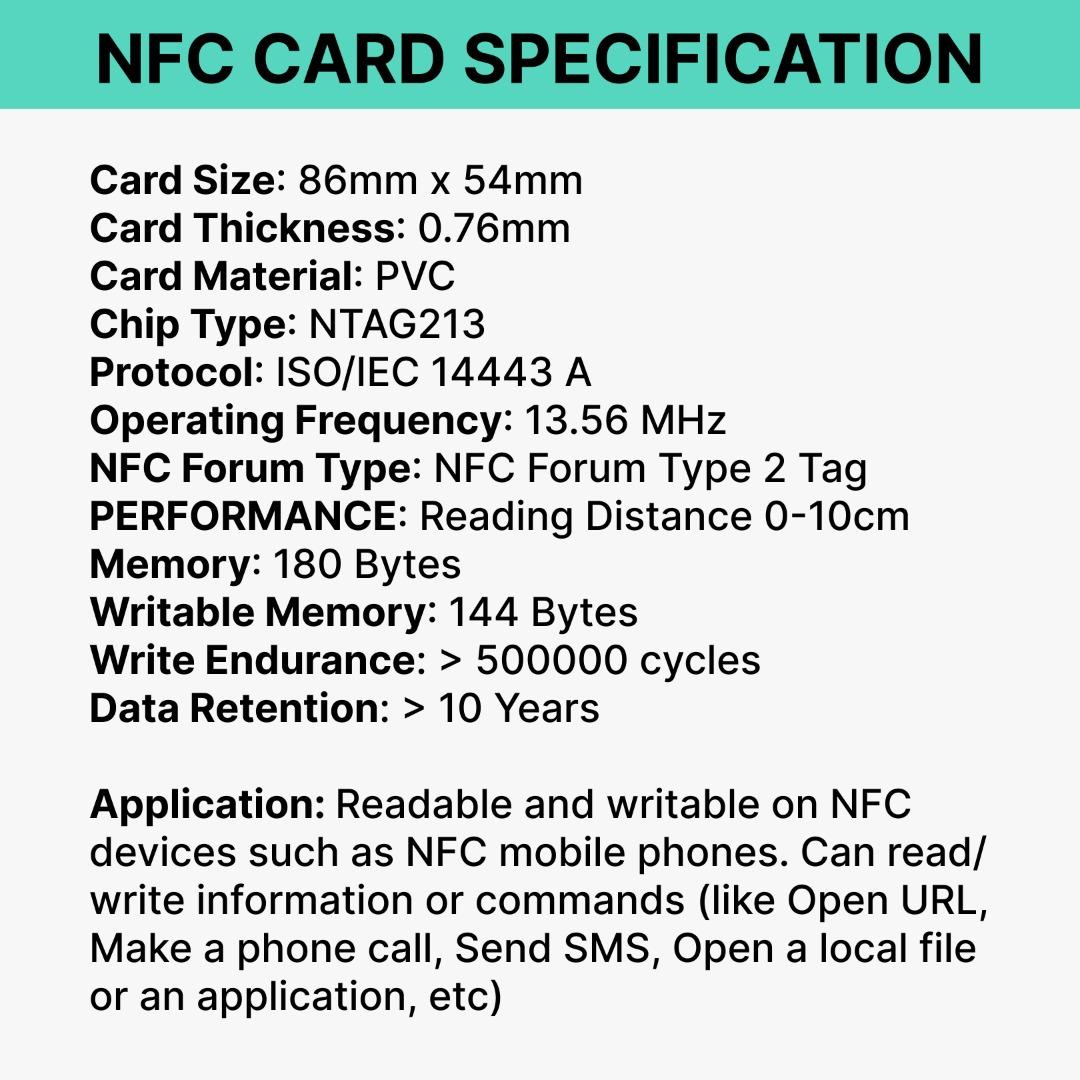 NFC Card Printing Service NFC Business Card Namecard